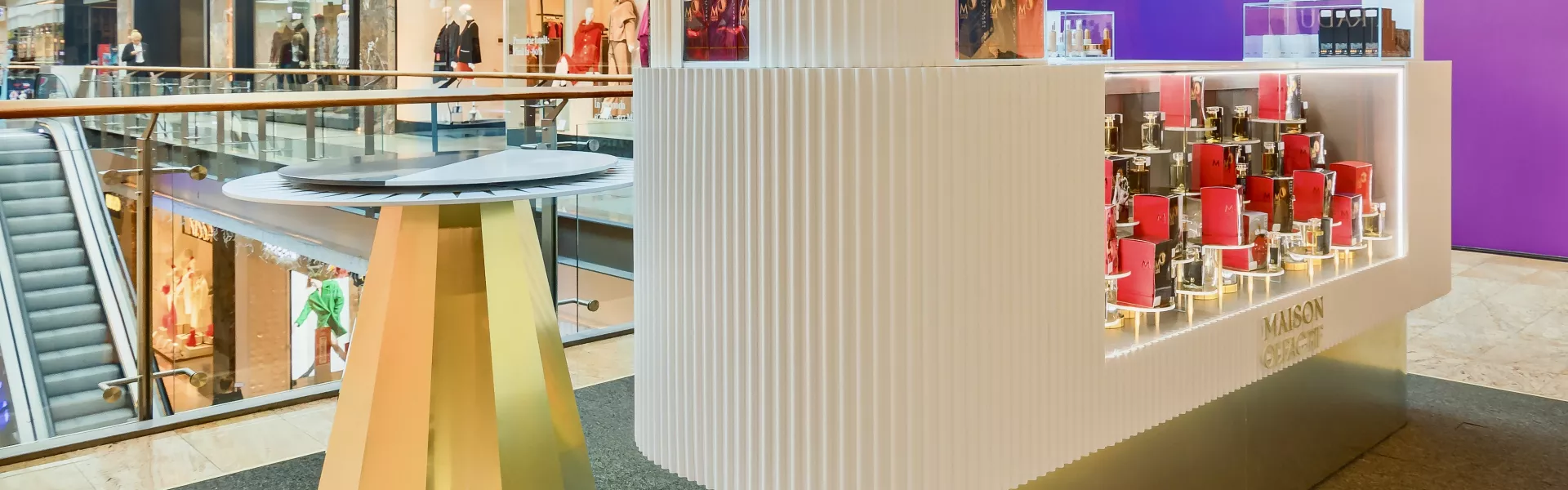 Luxurious HIMACS & Brass Perfumery Island for Maison Olfactif | LX ...